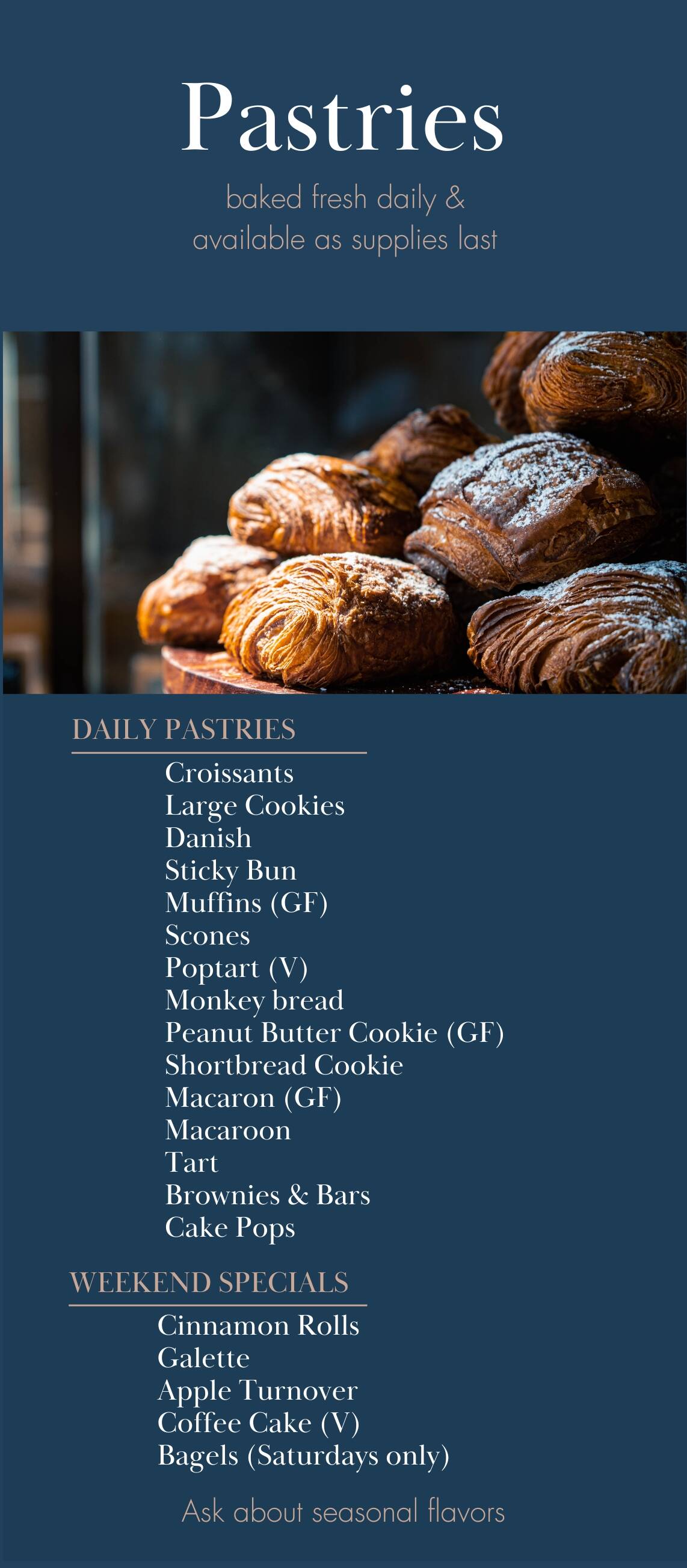 Retail Menus